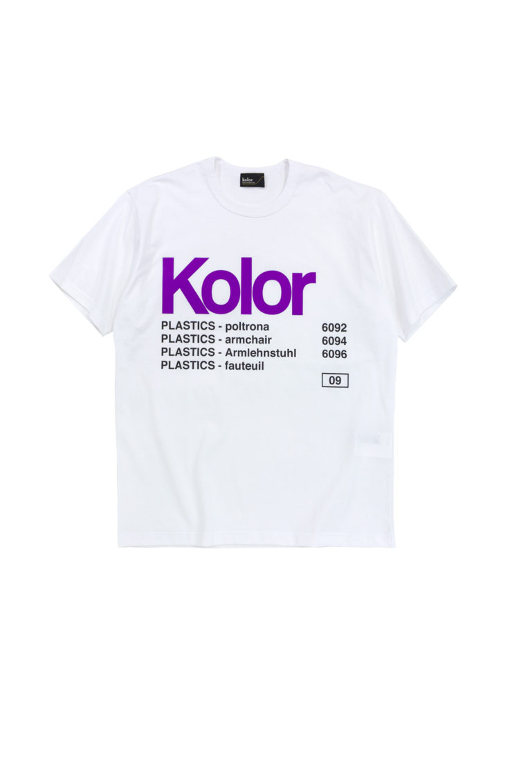 KOLOR「SUMMER ESSENTIALS 22' Limited T-shirt Collection」 | Them magazine